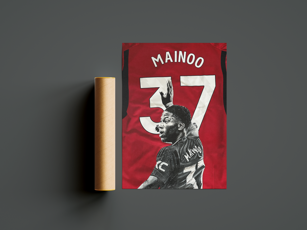 Kobbie Mainoo Original Print – RJCustoms27