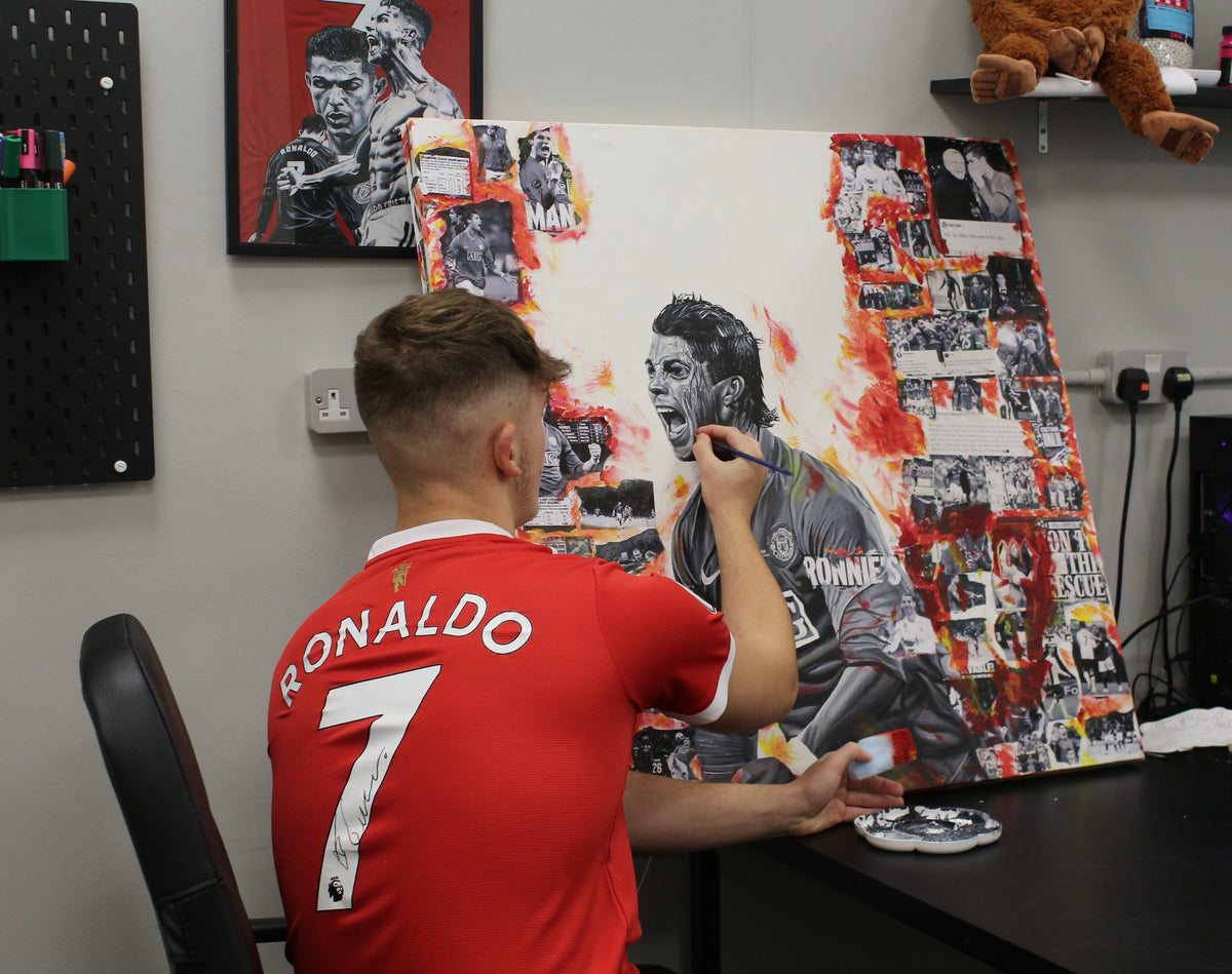 Cristiano Ronaldo Original Painting – RJCustoms27