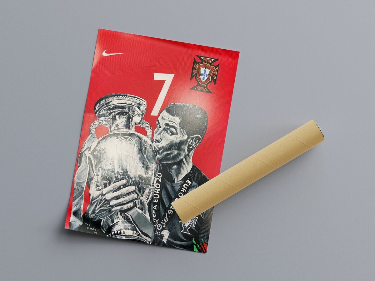 Cristiano Ronaldo Portugal Original Print – RJCustoms27